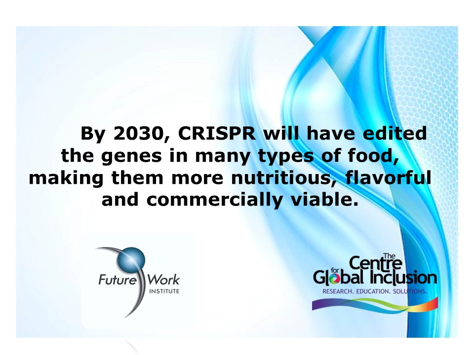 CRISPR Gene Editing in Food | Future Work Institute