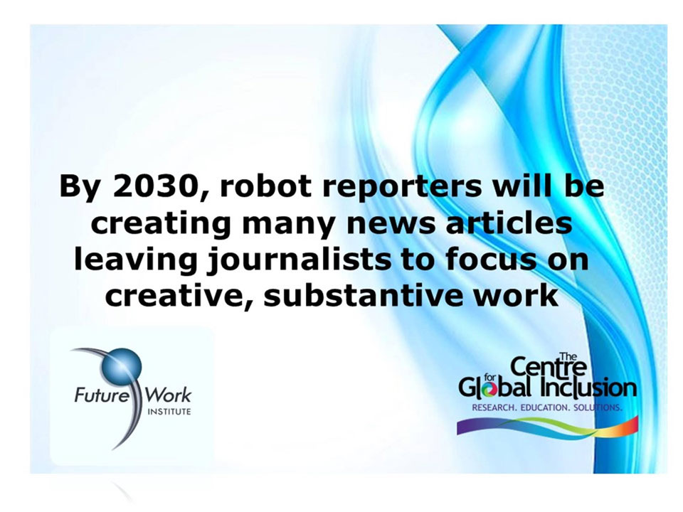 Robot Reporters | Future Work Institute